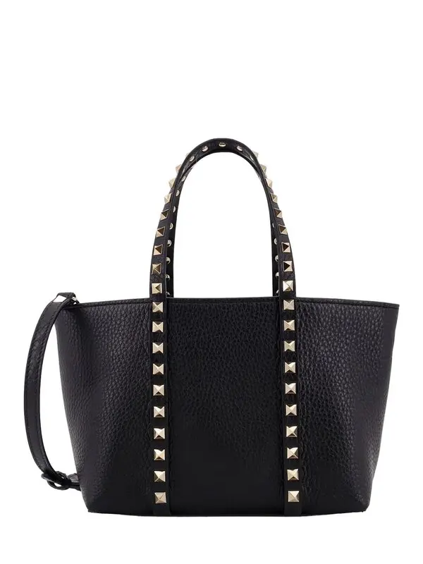 Valentino Garavani Rockstud Leather Shopping Bag - Multicolor