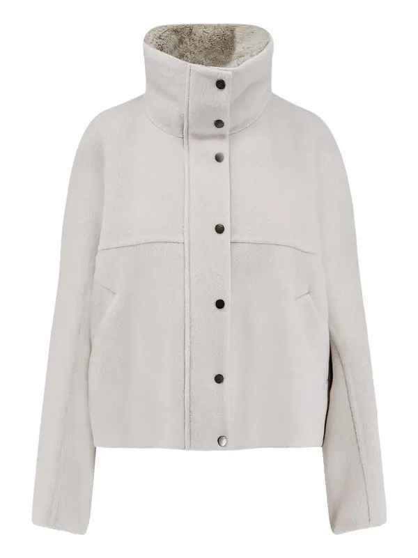 Brunello Cucinelli Wool And Cashmere Blend Jacket - Multicolor