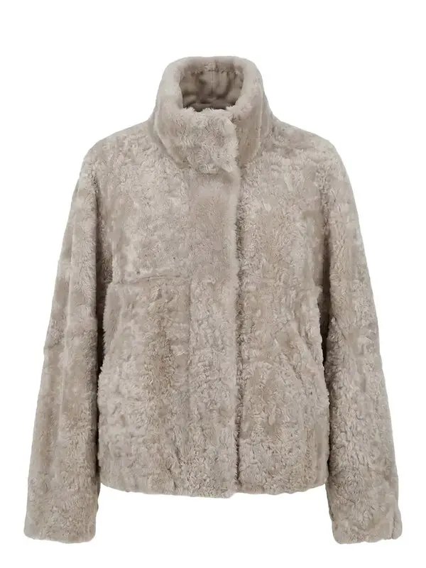 Brunello Cucinelli Sheepskin Jacket - Cream