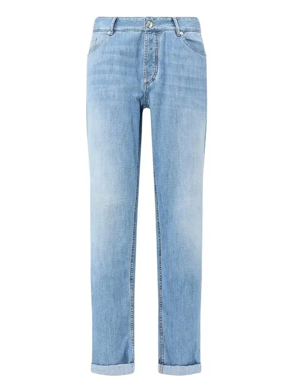 Brunello Cucinelli Blue Denim Jeans - Multicolor