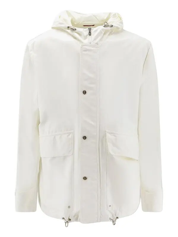 Brunello Cucinelli Cotton And Nylon Blend Jacket - Multicolor
