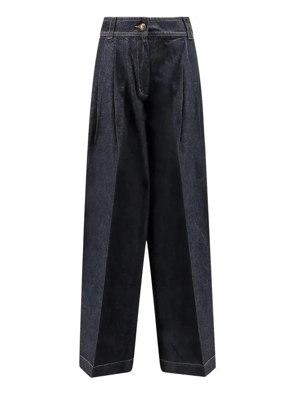 Zimmermann Valiant Blue Denim Jeans - Multicolor
