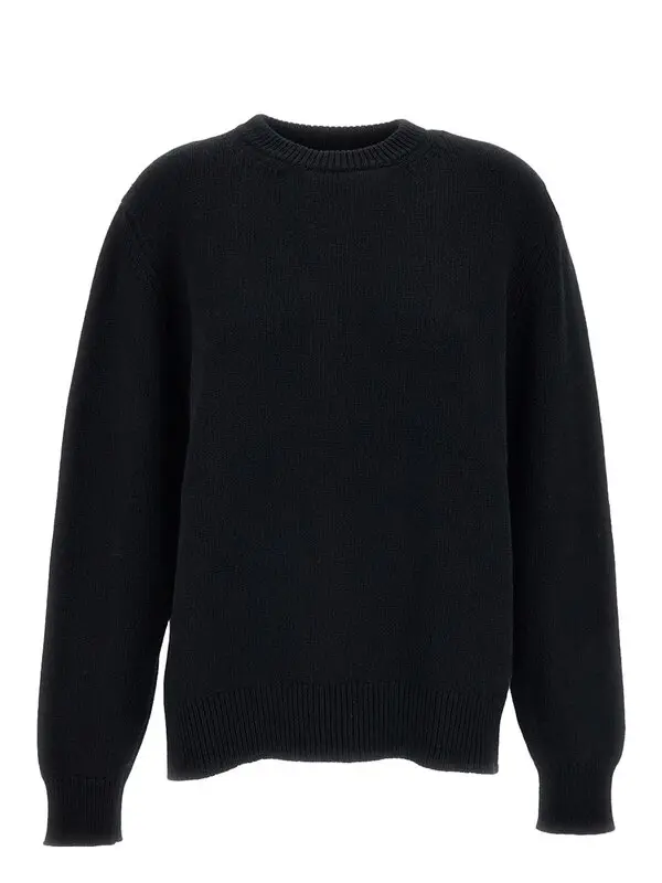 BARRIE Maglia Scottish Flower - Nero