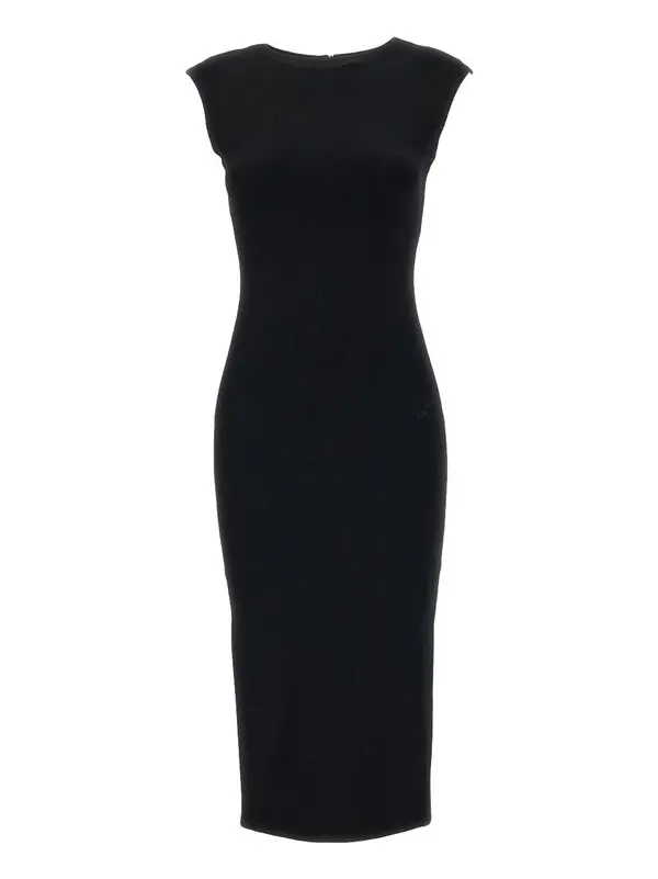 Jacquemus Abito La Robe Alba Midi - Nero