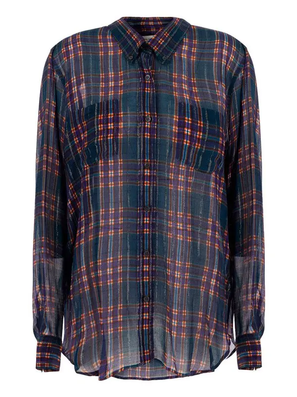 Dries Van Noten Shirt Cheers Shirt With Long Sleeves And Classic Collar In Cotton - Multicolor
