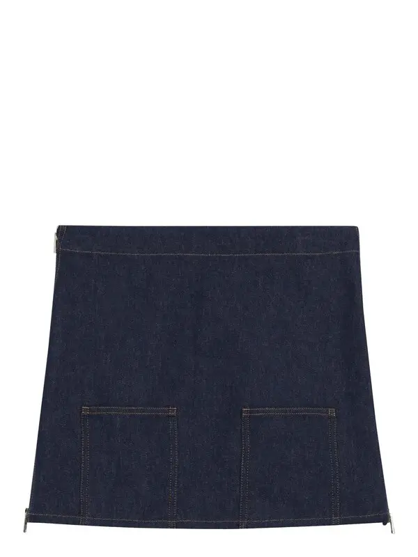 Fendi Navy Mini Skirt - Blue