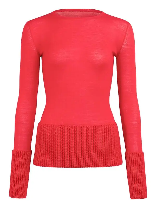 Alaïa Wool Top - Red