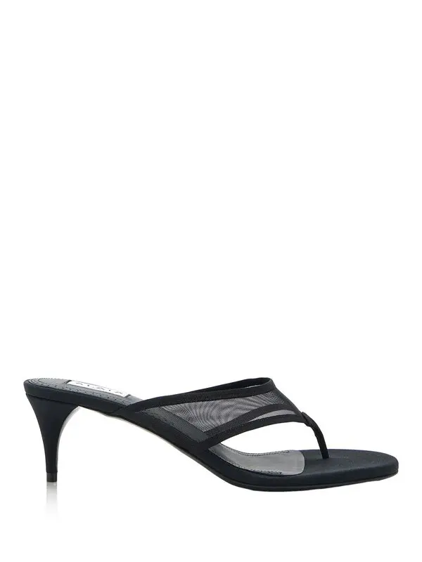 Alaïa Infra Mesh Sandals - Black