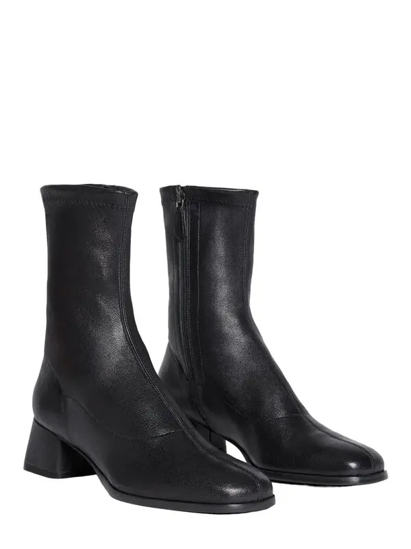 ME+EM Low Block High Ankle Stretch Boot - Black