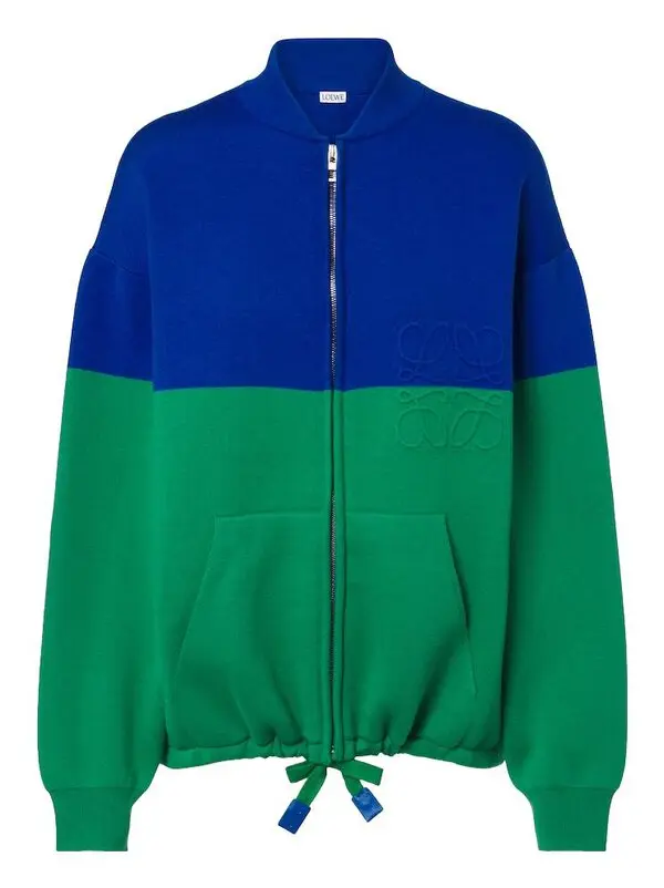 Loewe Anagram Cotton-blend Cardigan - Multicoloured