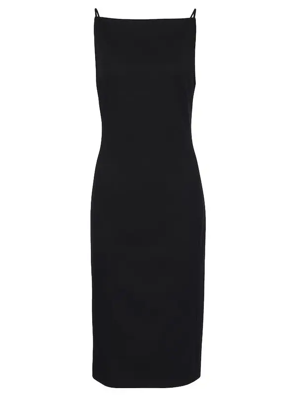 Gucci Wool Midi Dress - Black