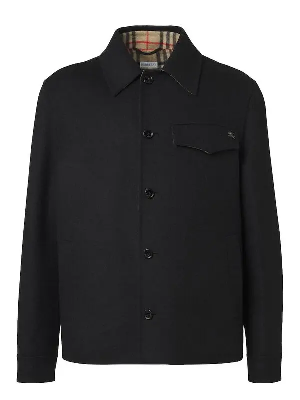Burberry Wool Jacket - Black