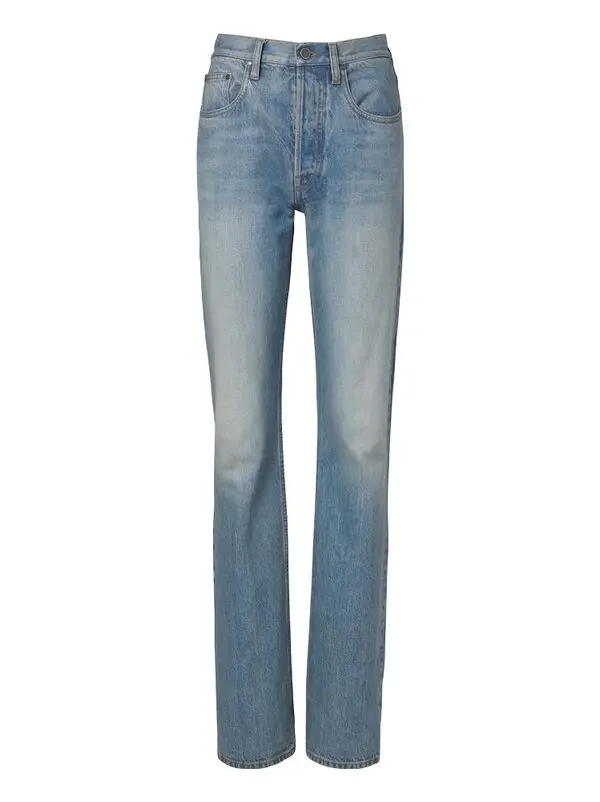 Gucci Faded Straight Jeans - Blue