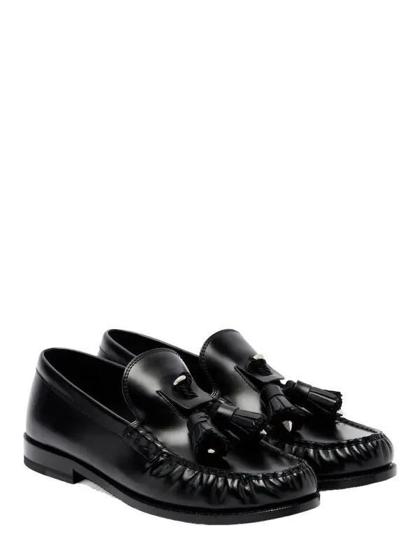 CHRISTIAN LOUBOUTIN Rochelle Leather Loafers - Black