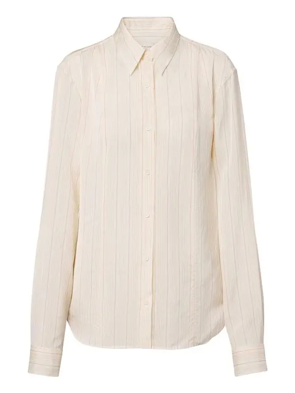 Dries Van Noten Striped Shirt - White