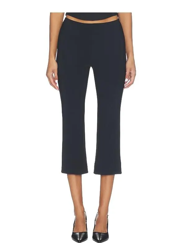 Orseund Iris Basic Capri Knit Pant - Black