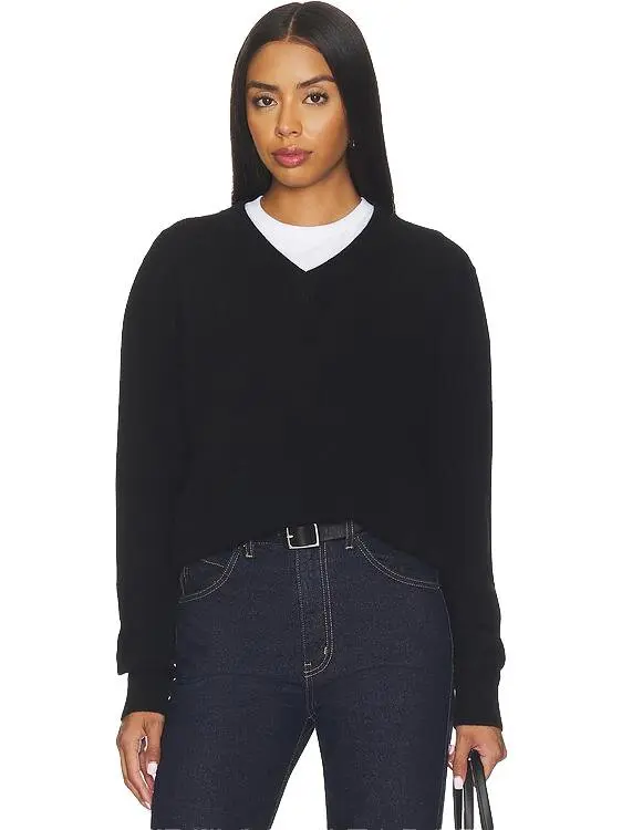 ENTIRE STUDIOS Knit V-neck - Black