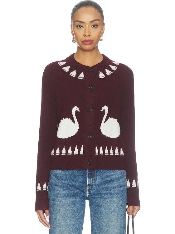 Rails Millie Cardigan In Brown - Swans