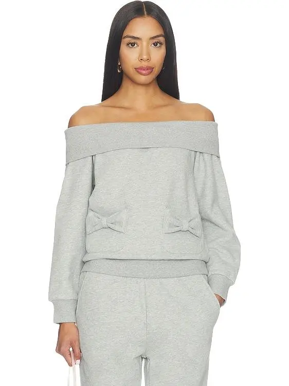 Sandy Liang Neston Sweatshirt - Grey