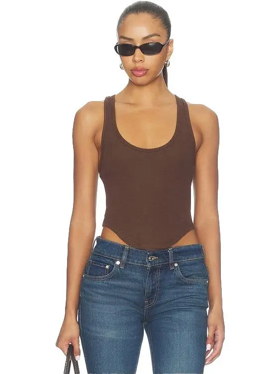Ksubi Muse Tank Top - Chocolate