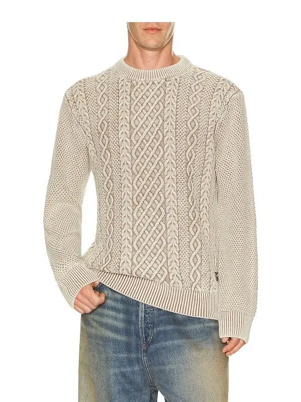DARK SEAS Big Sur Sweater In Brown - String