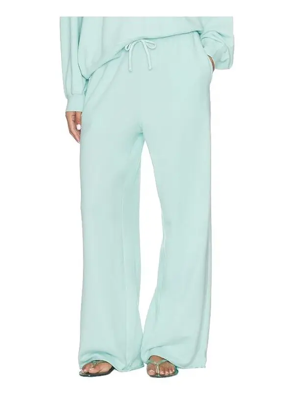 American Vintage Atubay Pant In Blue - Vert Cristal