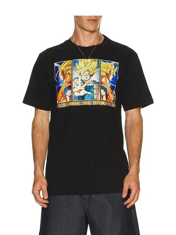 BIOWORLD Dragon Ball Z Goku Super Saiyan Mode Tee - Black