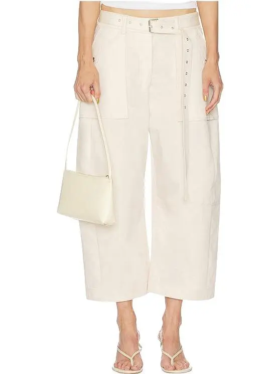 CAMILA COELHO Amalia Pant In Ivory - Bone