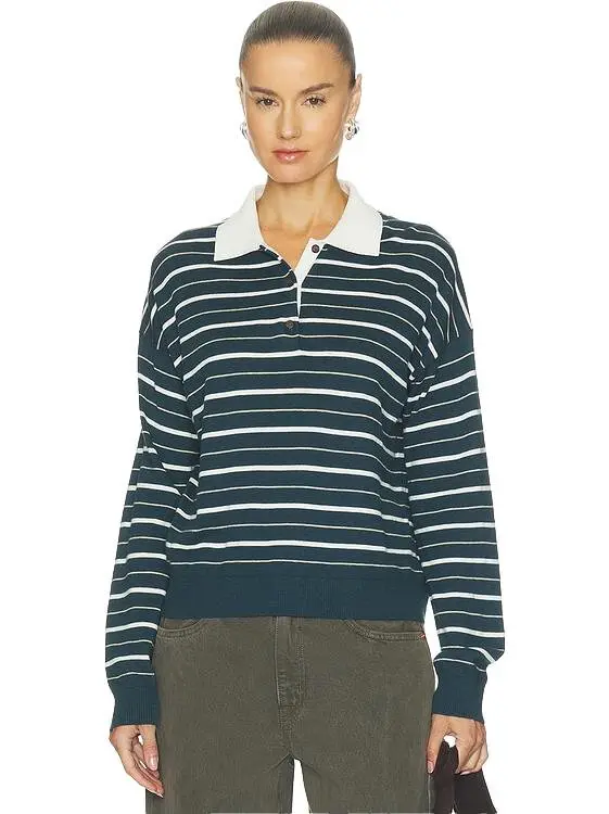 Velvet By Graham & Spencer Kaelin Sweater In Blue - Multi