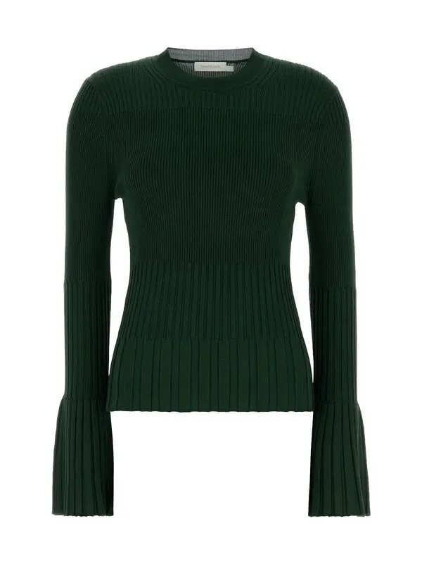 Zimmermann Dark Viscose Blend Skirt - Green