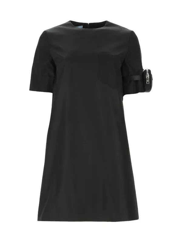Prada Re-nylon Dress - Black