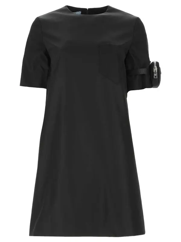 Prada Re-nylon Dress - Black