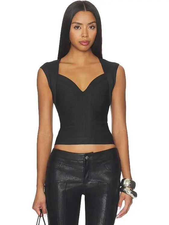 Lioness Princess Tank In Black - Noir