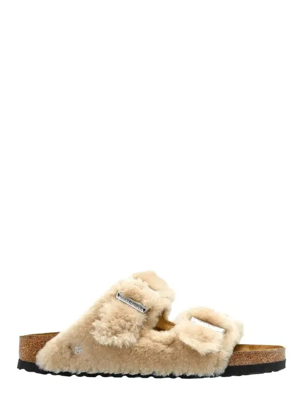 BIRKENSTOCK Sandals Shearling "arizona - Beige