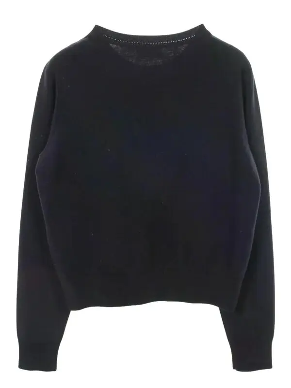Moncler 2010s Knitted Down Jacket - Blue