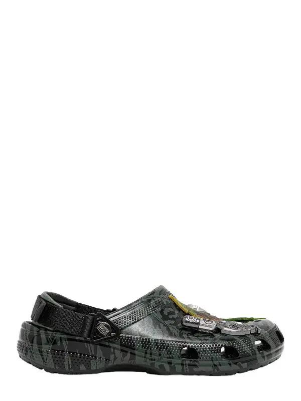 CROCS X Aries Arise Classic Camo-print Jibbitz™-embellished Mules - Black