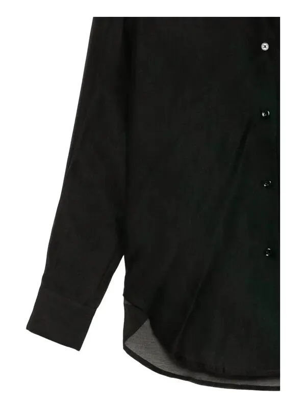 Cynthia Rowley Salina Sheer Shirt - Black