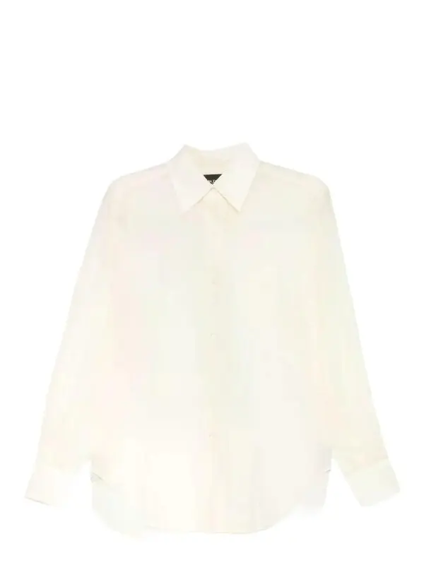Cynthia Rowley Salina Sheer Shirt - Neutrals