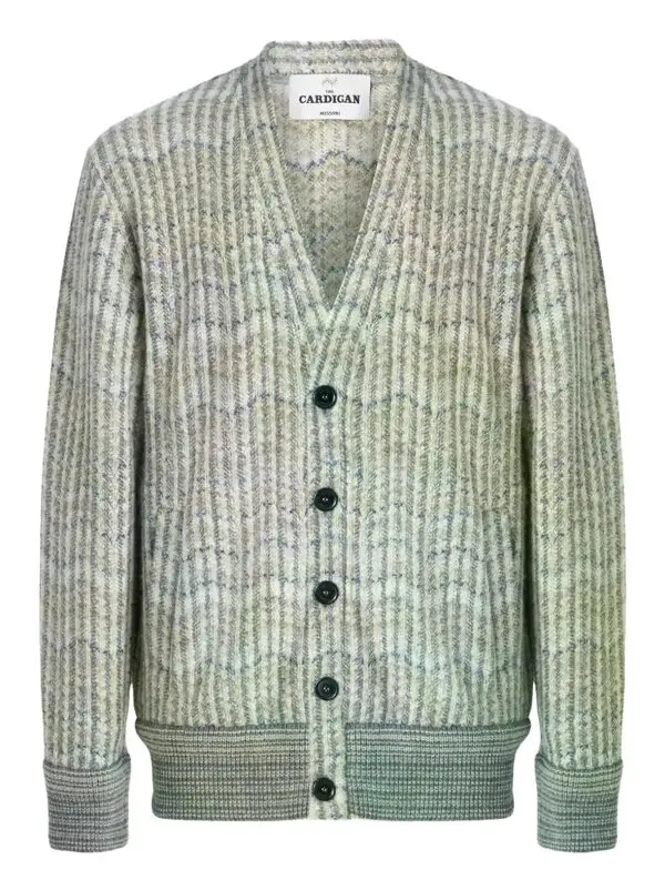 Missoni Zigzag-knit Button-up Cardigan - Neutrals