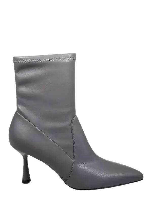 SERGIO LEVANTESI Janet Pointed-toe Ankle Boots - Grey