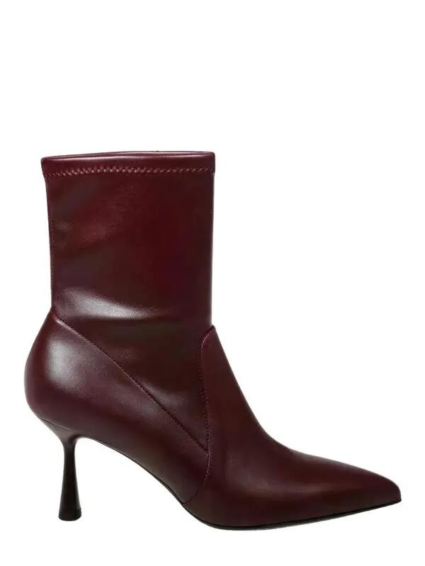 SERGIO LEVANTESI Janet Pointed-toe Ankle Boots - Red