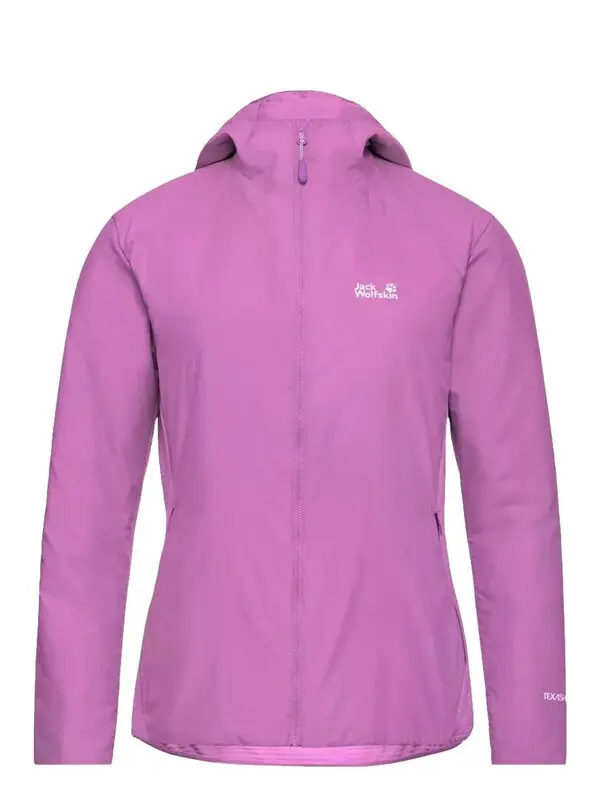 JACK WOLFSKIN Hooded Zip-up Trail Jacket - Pink