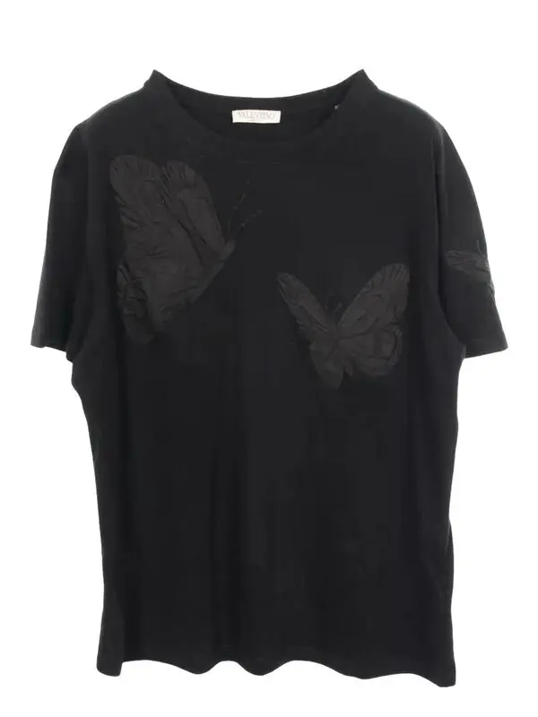 Valentino Garavani 2010s Cotton T-shirt - Black