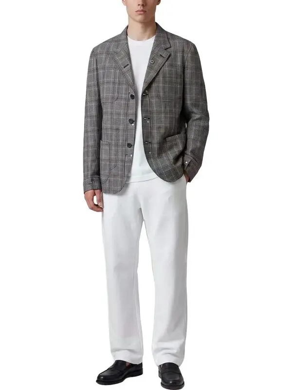 Junya Watanabe Glen Check Blazer - Grey