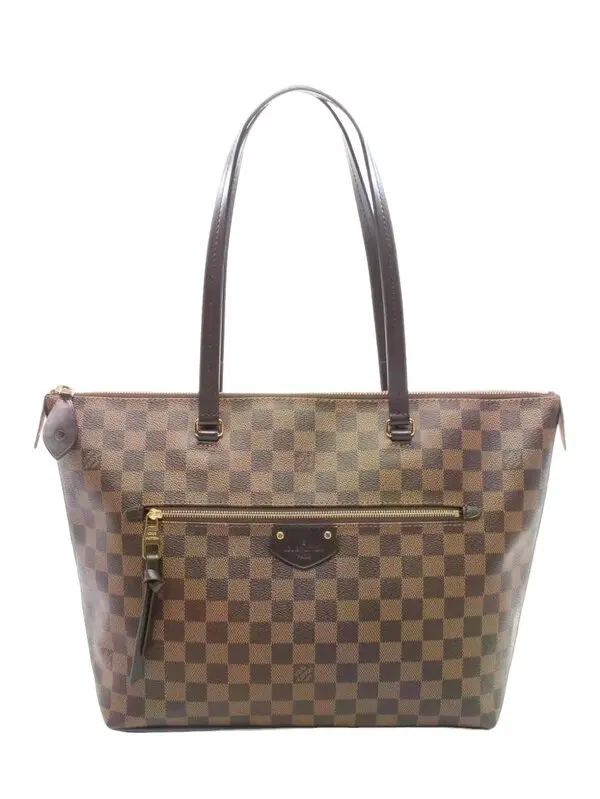 LOUIS VUITTON 2020 Mm Damier Ebene Jena Tote Bag - Brown