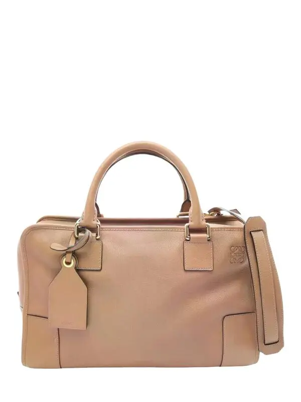 Loewe 2000s Amazona36 Leather Tote Bag - Brown