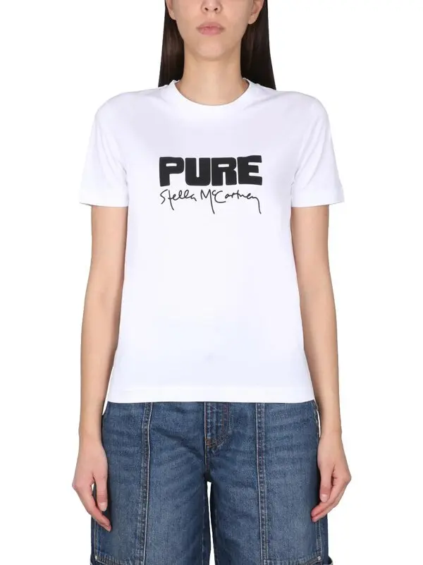 Stella McCartney T-shirt With Logo - White