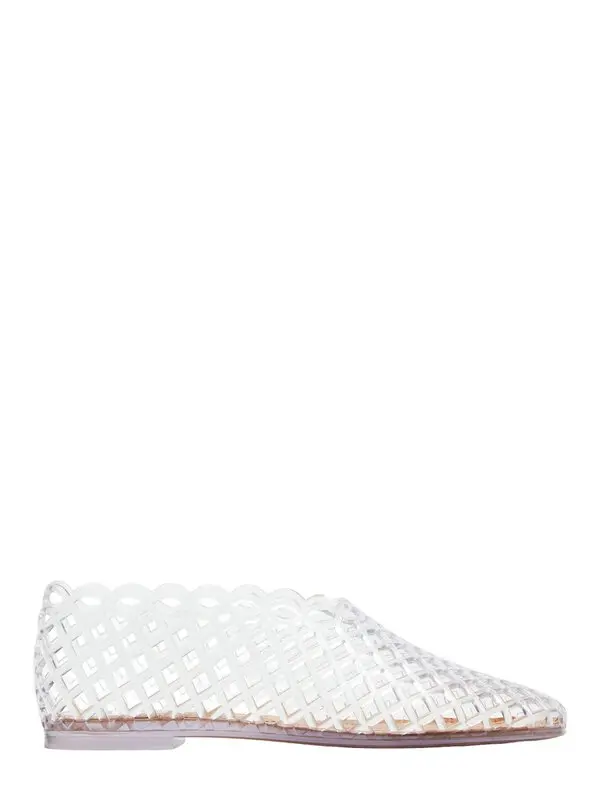 Steve Madden Grove Square Toe Flats - Clear