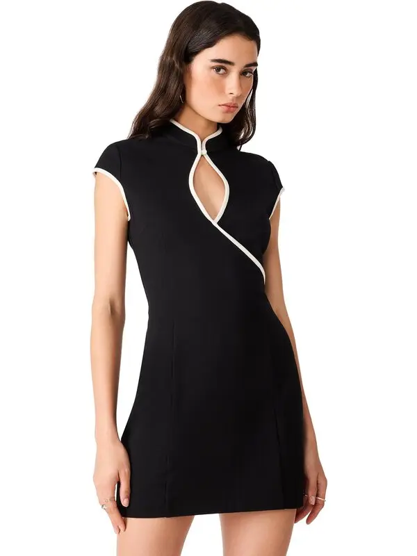 Steve Madden Brinlee Dress Short Sleeve Dresses - Black