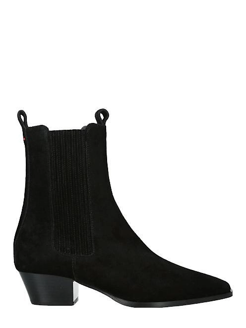 AeydĒ Agata 40 Suede Ankle Boots - Black